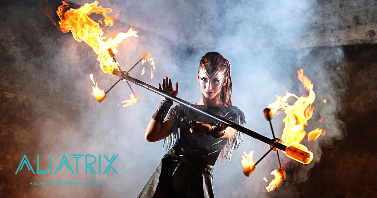 Fire show for wedding, party, company events - Aliatrix